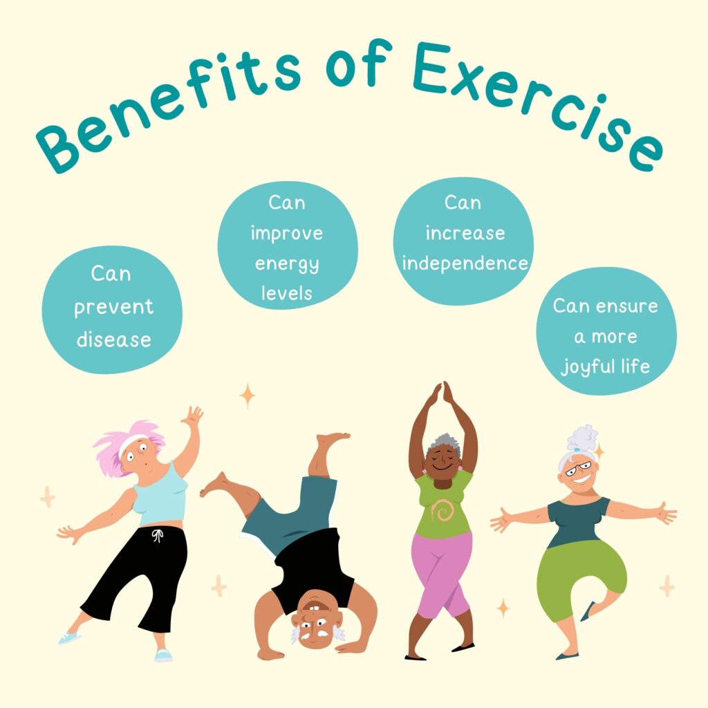 Benefits of Physical Exercises for the Elderly - The Wildflower of Rigby