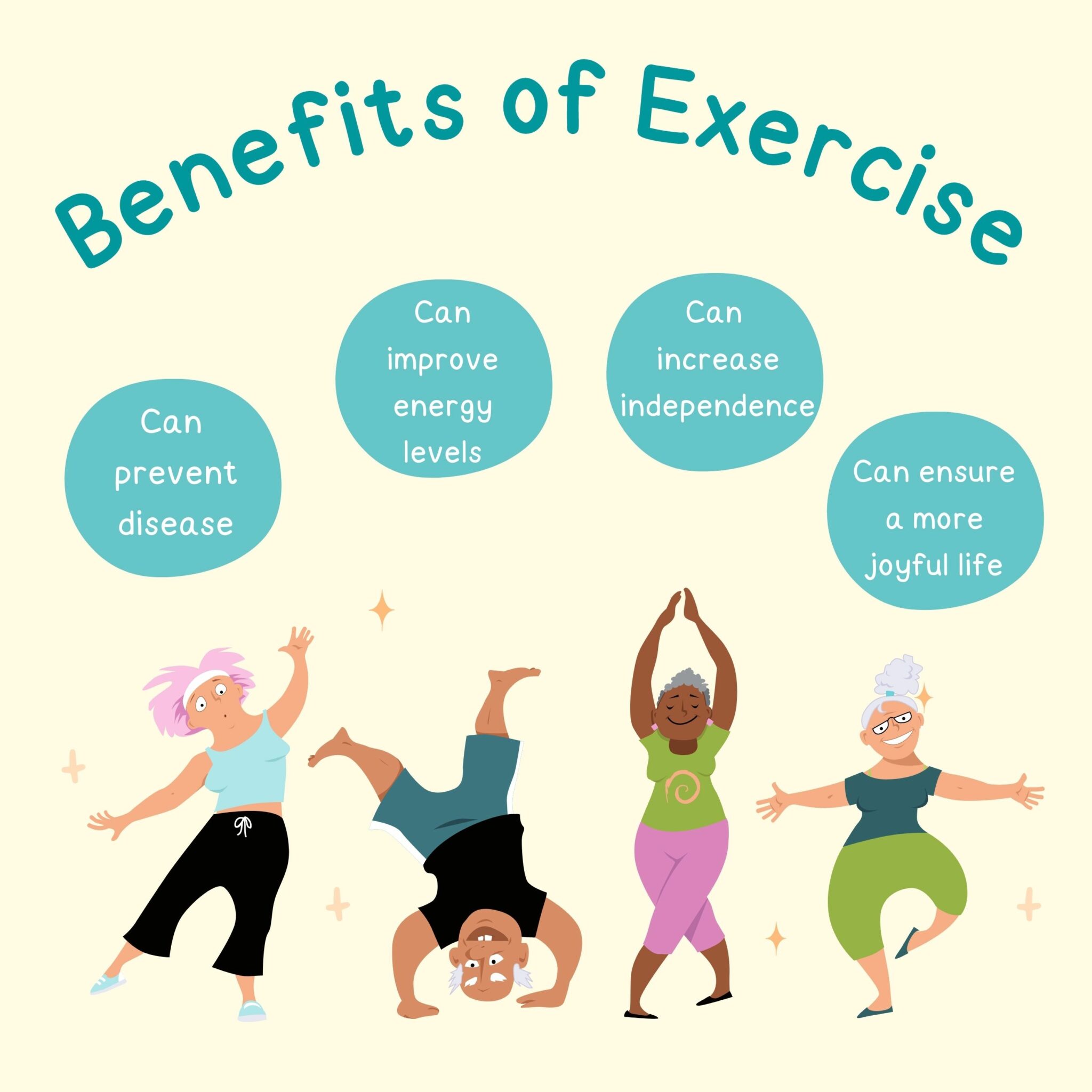 Benefits of Physical Exercises for the Elderly - The Wildflower of Rigby